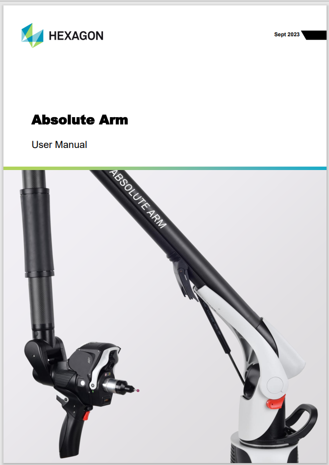Where can I find the User Manual for my Hexagon Romer Absolute Arm?