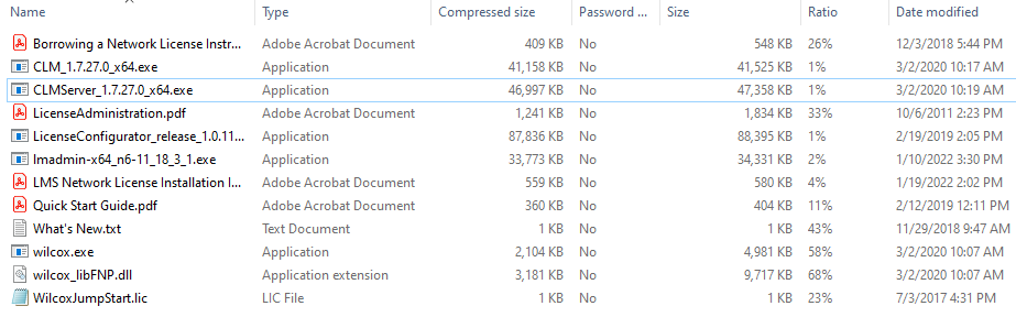 How do I update to the latest floating license server software?
