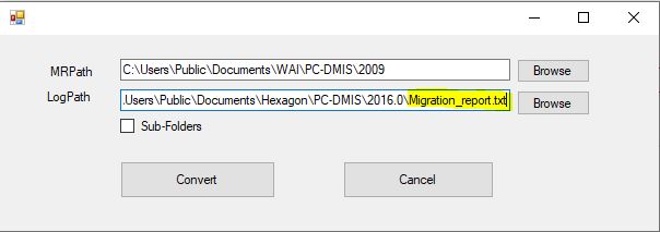 Conversion Utilities for PC-DMIS