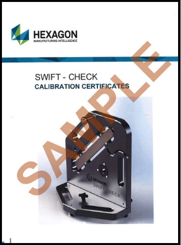 Swift-Check Calibration Certification - Example