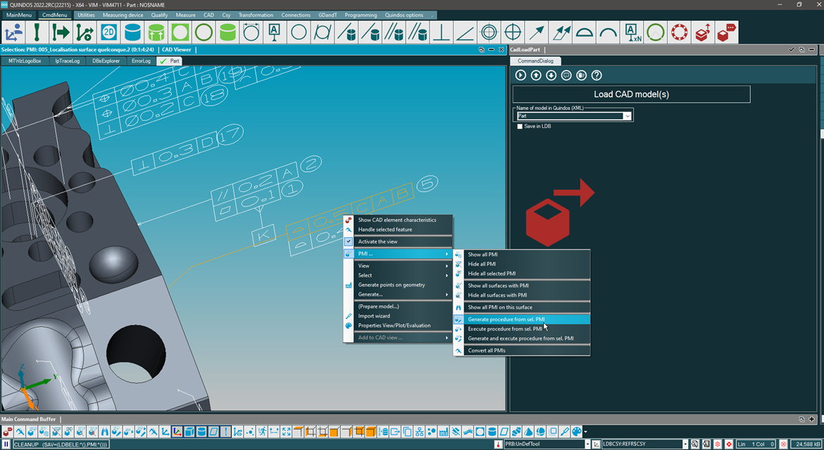 What’s New in QUINDOS 2022.2? Click & Go auto PMI feature measurement