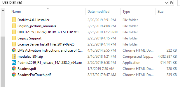 How do I install PC-DMIS 2019 R1?