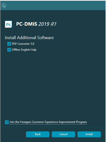 How do I install PC-DMIS 2019 R1?