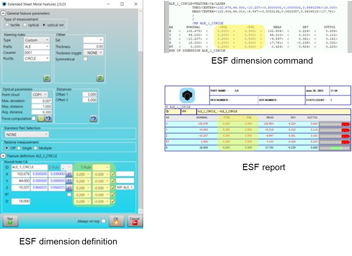 What’s new in PC-DMIS 2023.2? ESF editing dimension tolerances