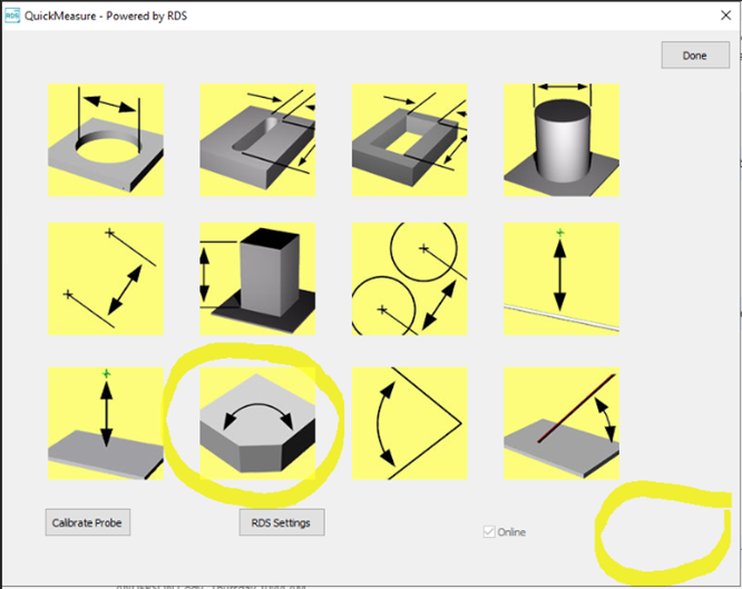 I want to change the units in RDS v6.4 QuickMeasure, but the button is ...