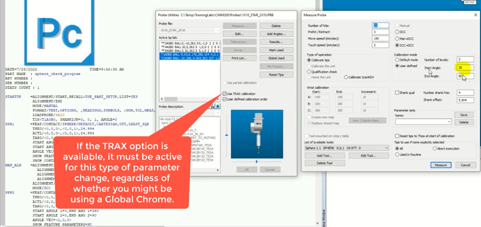 When do I use TRAX Calibration?