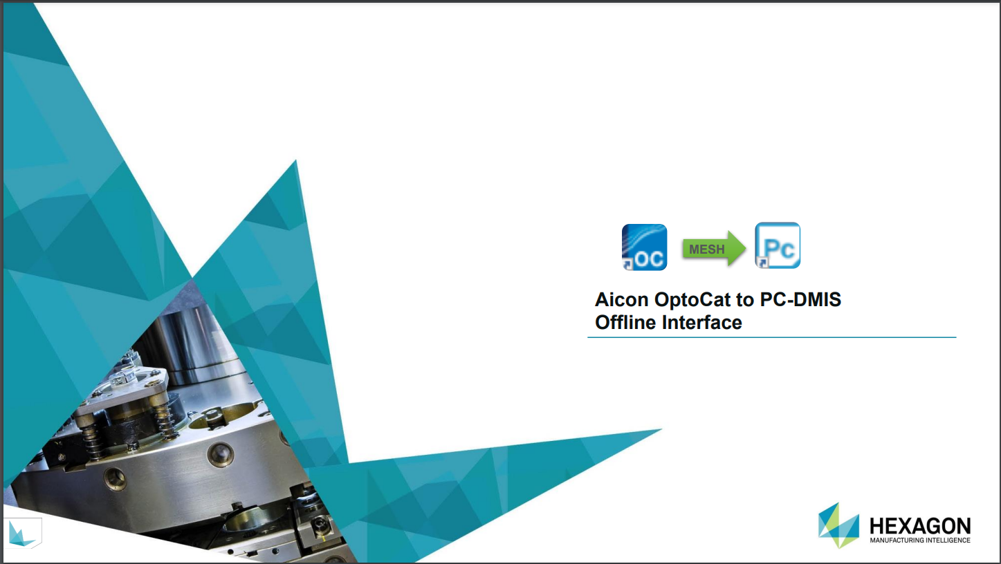 Aicon OptoCat to PC-DMIS Offline Interface