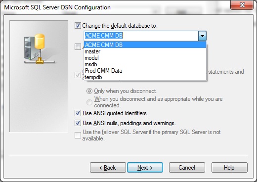 How Do I Manually Add An Odbc Dsn In Order To Use Database Name In Stats On Command