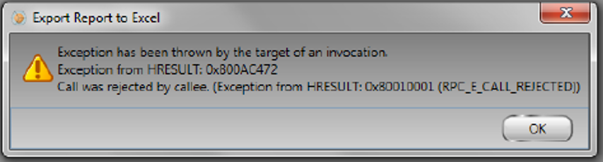 I Am Getting A Datapage Error Exception Has Been Thrown By The Target Of An Invocation