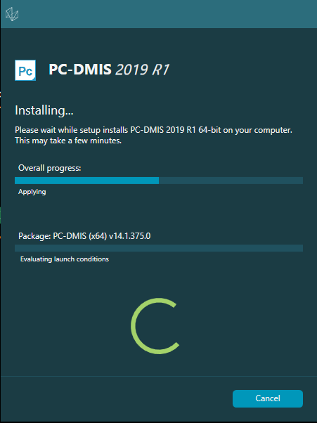 How do I install PC-DMIS 2019 R1?