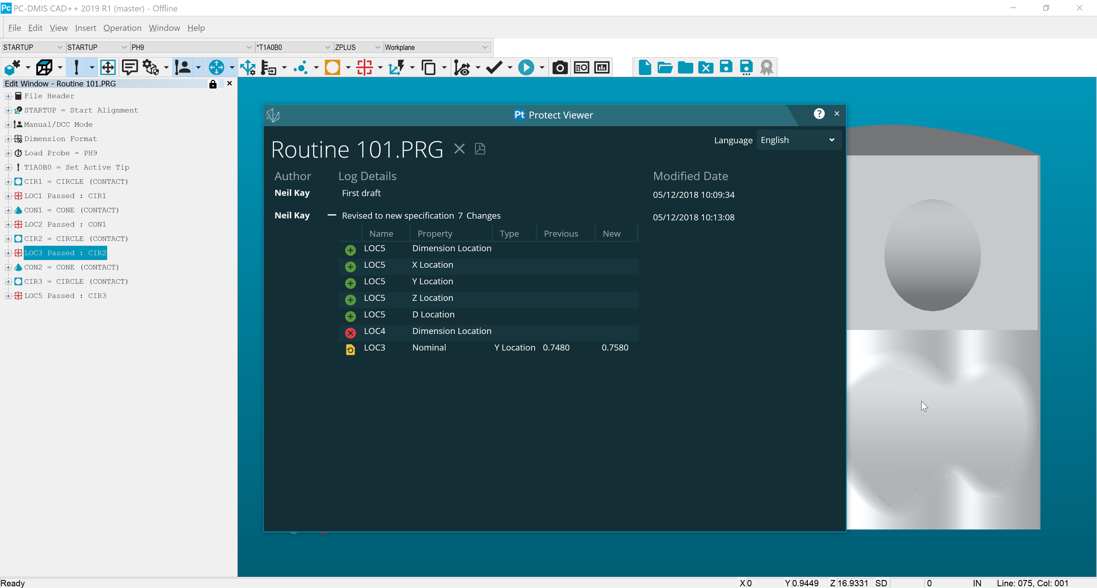 What's New In PC-DMIS 2019 R1? Protect
