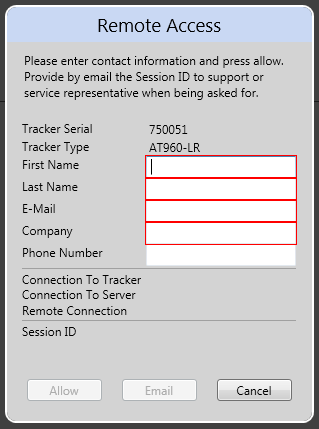 How do I allow Hexagon Tracker Service to remote access my Leica AT960 ...