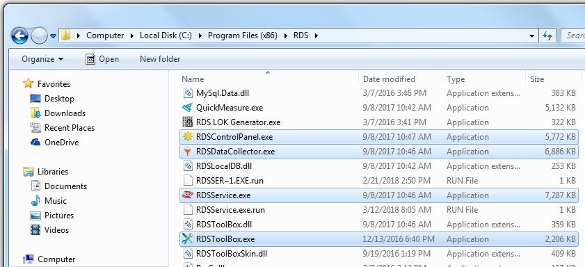 My Romer arm is disconnecting intermittently while running my RDS ...