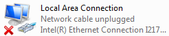 My LAN connection disconnects often, or says "unplugged" when the ...