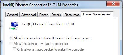 My LAN connection disconnects often, or says "unplugged" when the ...