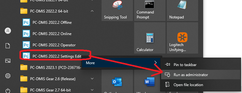 How do I export my PC-DMIS settings?