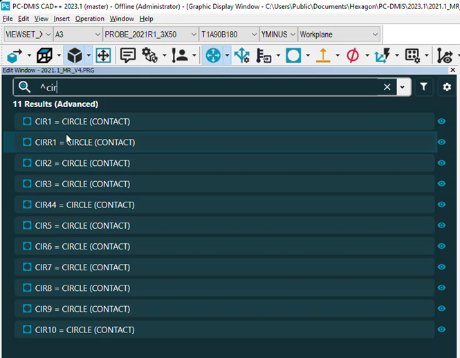 What's New In PC-DMIS 2023.1? Summary Mode Search & Filter