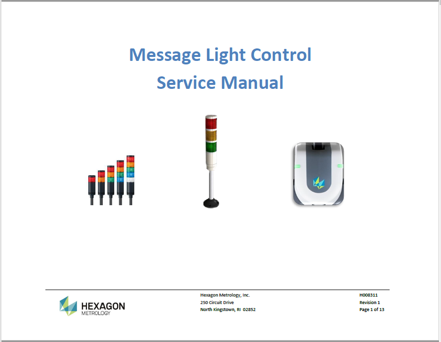 Message Light User Manuals