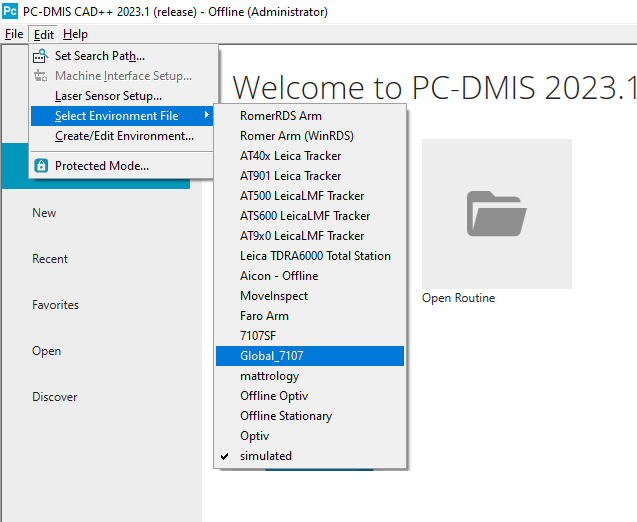 PC-DMIS Tips & Tricks: How to use the Environment Configurator