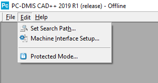 In PC-DMIS, my Protect button is missing. How do I fix this?