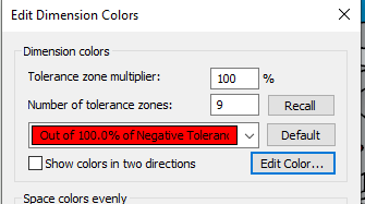How do I edit the colors in a report?