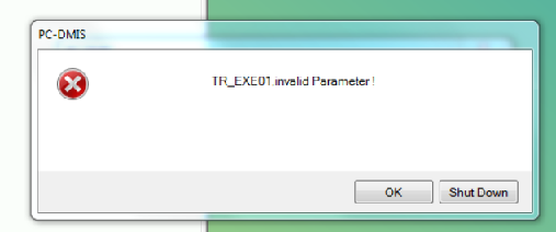 Why am I getting an "Invalid Parameter" error after trying to load a X1H probe, and how do I ...