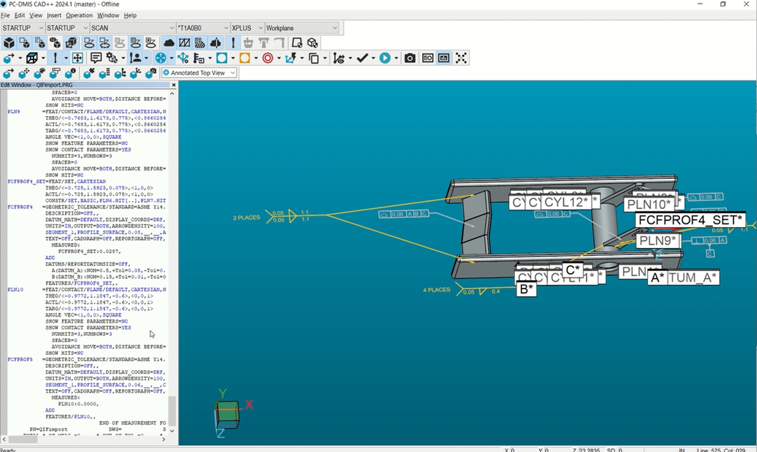 What’s New in PC-DMIS 2024.1? QIF CAD PMI data enhancements