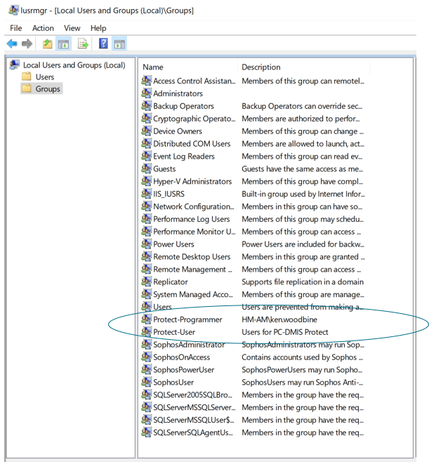 In PC-DMIS, my Protect button is missing. How do I fix this?